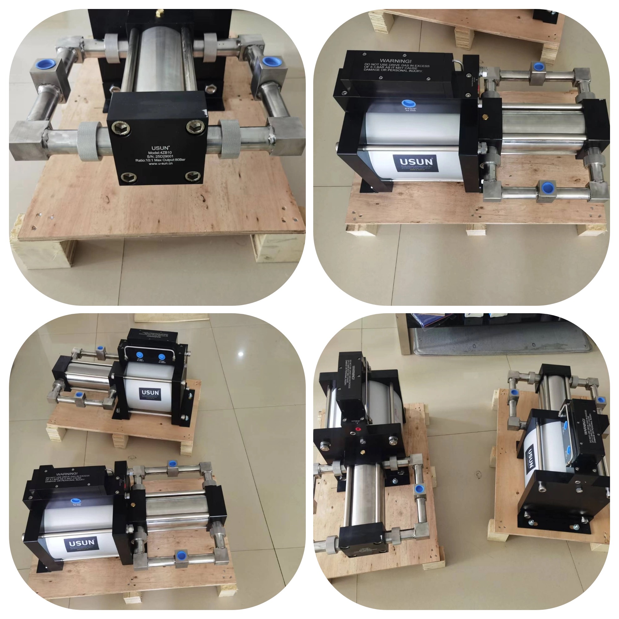 4ZB10 High Filling Flow Double Acting Pneumatic Refrigerant Recovery ...