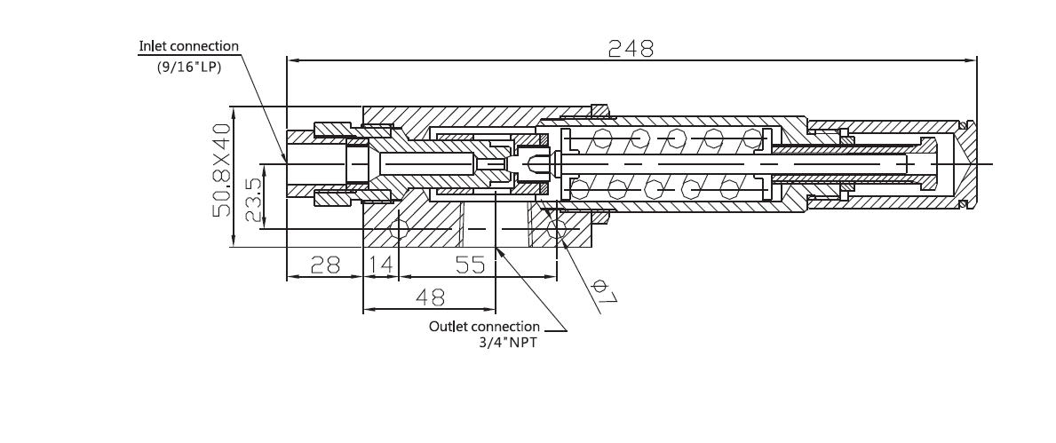 USUN Model:FRV45 Similar HIP Ultra High pressure safety relief valve ...